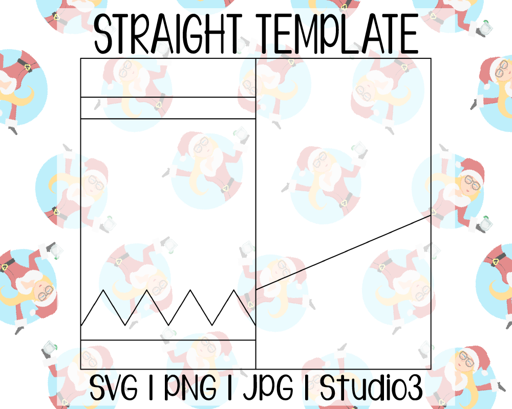 Split Pencil Template | Straight Resizable | SVG PNG JPG Studio3 ...